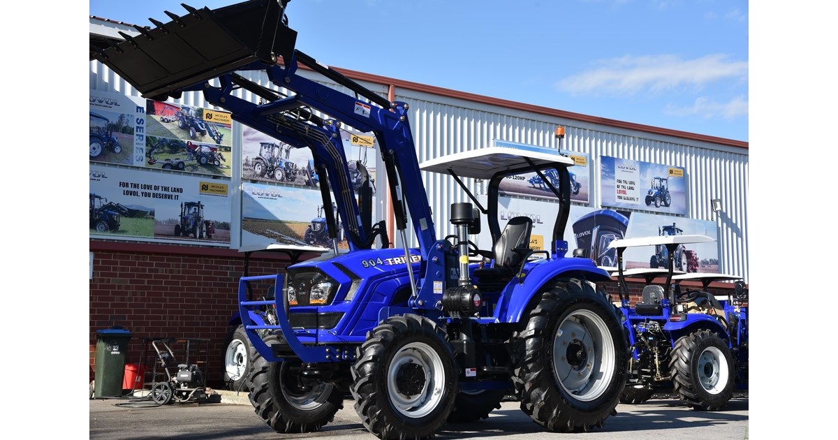 TRIDENT 90HP 4WD TRACTOR WITH FEL 4IN1 BUCKET (1200KG FRONT LOADER LIFT ...
