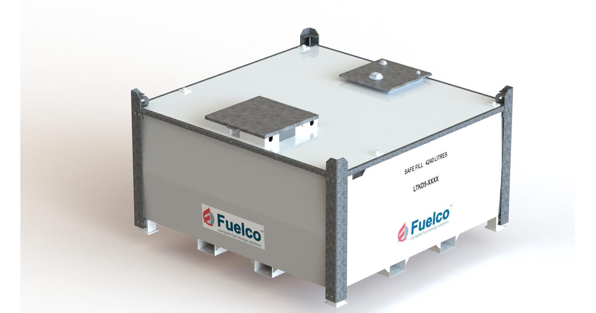 FUELCO 5000 LITRES DIESEL STORAGE TANK KUBE LTKD5 5000 LITRES for sale