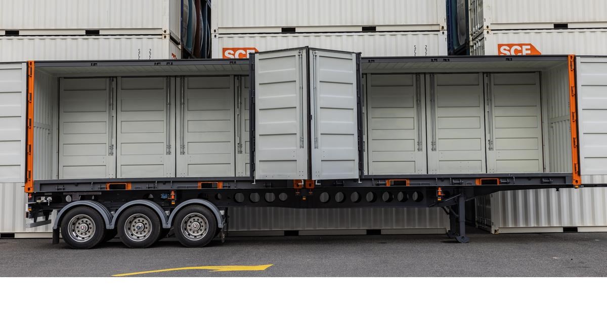 SCF 20-PALLET HARD SIDE-OPENING TRAILER for hire