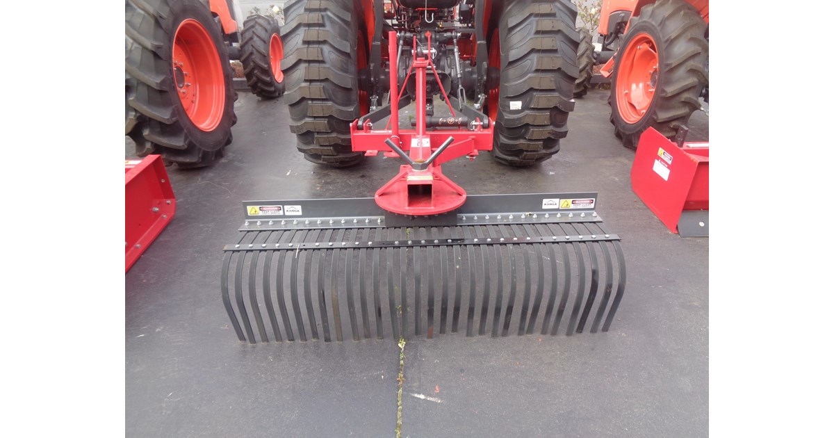 KANGA FARM EQUIPMENT LANDSCAPE RAKE, ADJUSTABLE | 1.5M for sale ...
