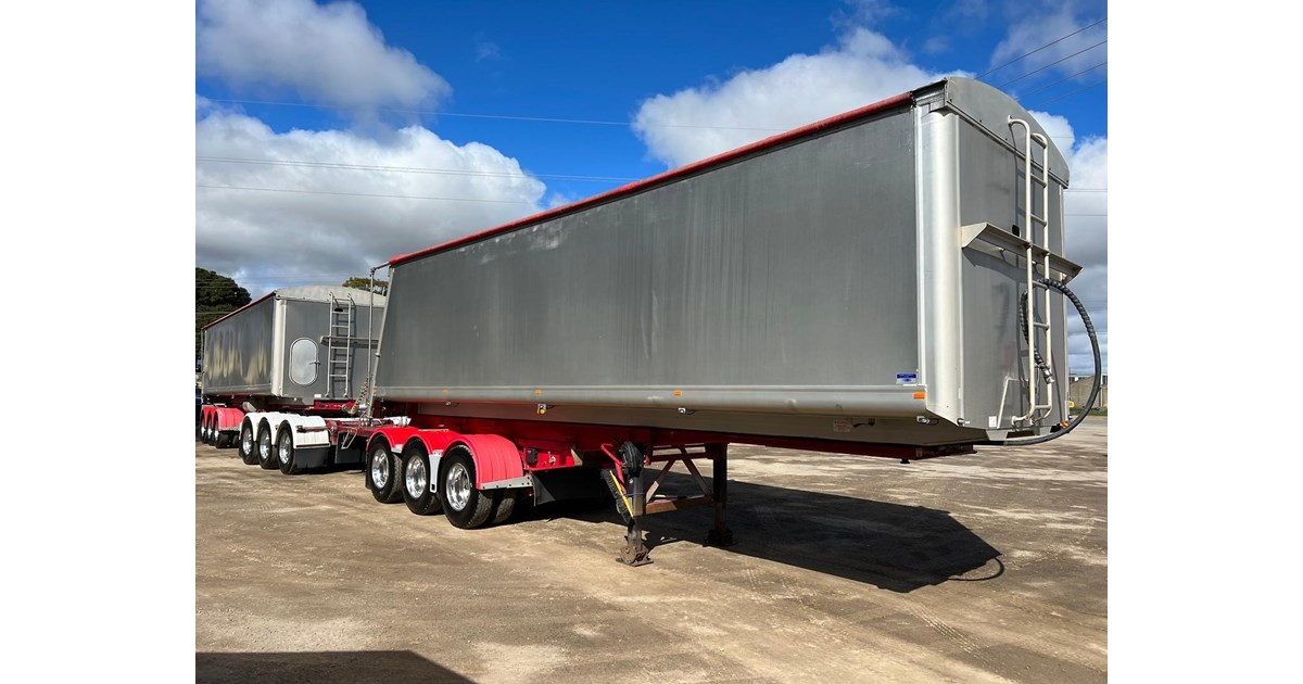 2019 BARRY STOODLEY TRI AXLE ROAD TRAIN & TRI DOLLY GRAIN TRAILERS for sale