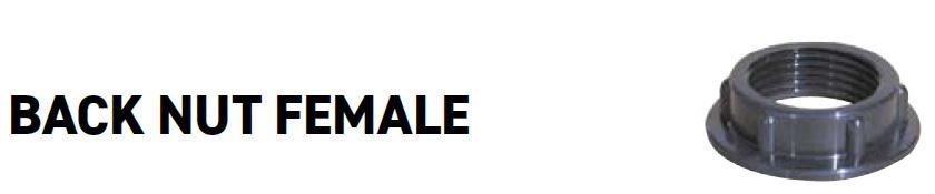 SILVAN 1/2" BACK NUT (FEMALE) for sale (refcode TA1192981)