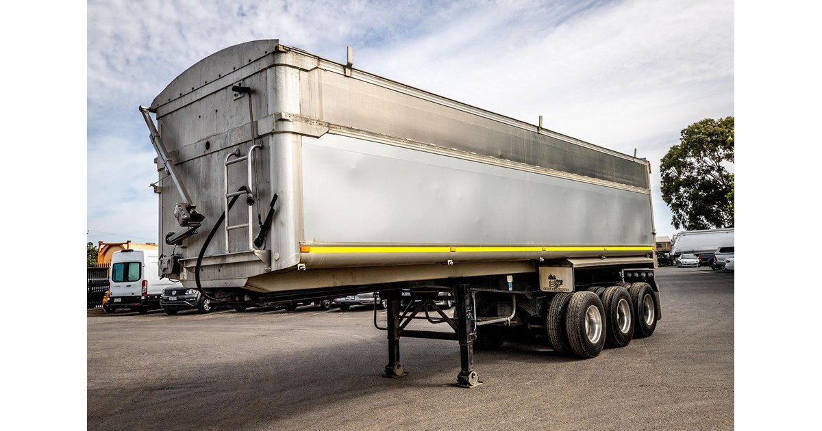 2002 BARRY STOODLEY STOODLEY ALUMINIUM REAR CHASSIS TIPPER - TRI-AXLE ...