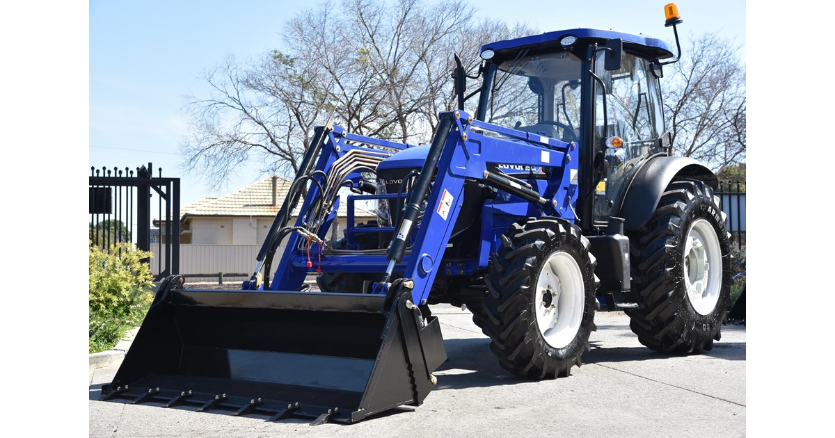 LOVOL 85HP 4WD A/C CABIN SHUTTLE SHIFT TRACTOR WITH 4IN1 BUCKET (1200KG ...