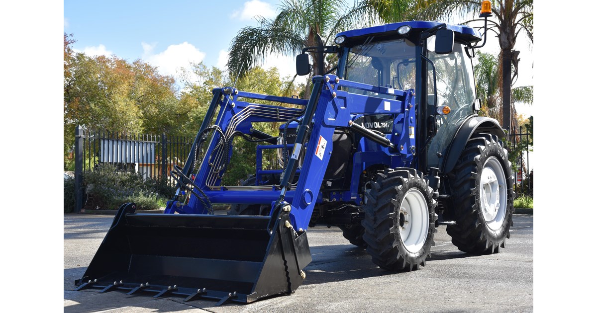 LOVOL 75HP 4WD A/C CABIN TRACTOR WITH 4IN1 BUCKET (1000KG FRONT LOADER ...