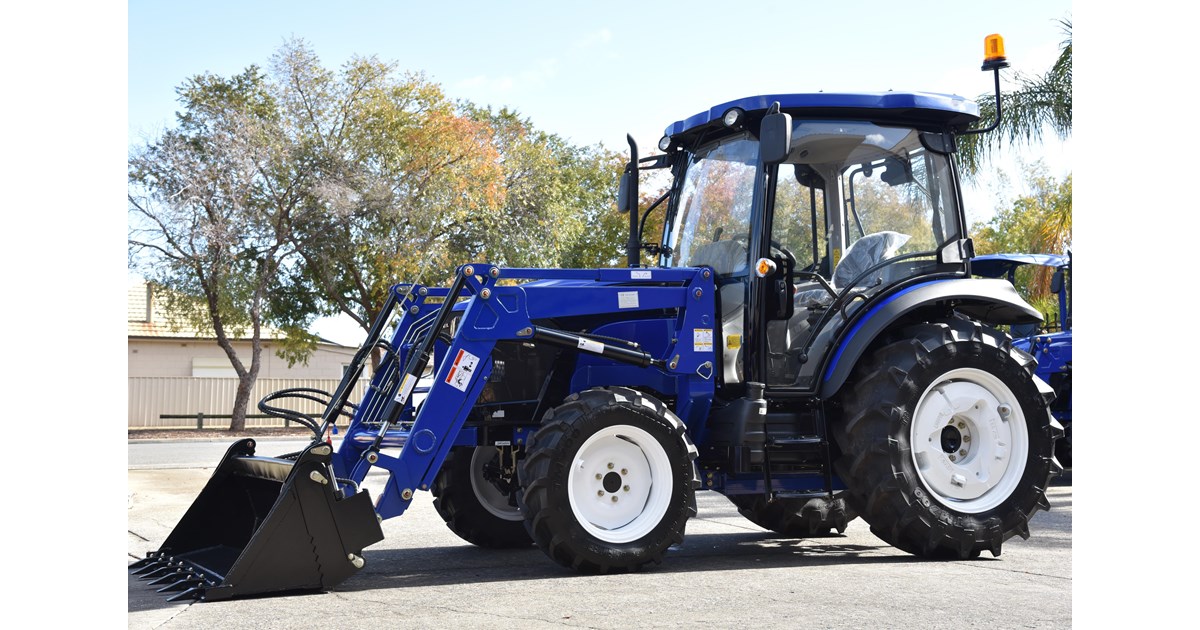 LOVOL 60HP 4WD A/C CABIN TRACTOR WITH 4IN1 BUCKET (900KG FRONT LOADER ...