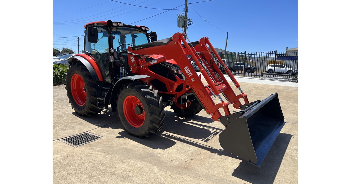 2023 KIOTI HX1301 CAB TRACTOR & FRONT END LOADER for sale