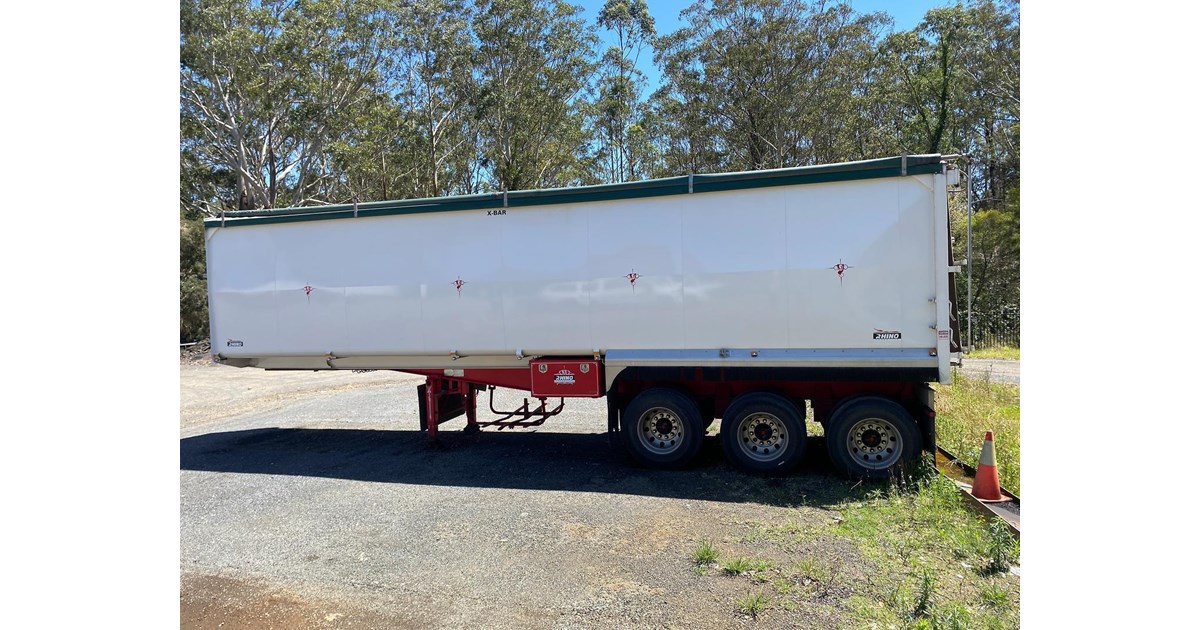 2022 RHINO B DOUBLE ROAD TRAIN SLIDER A LEAD CHASSIS TIPPER for sale