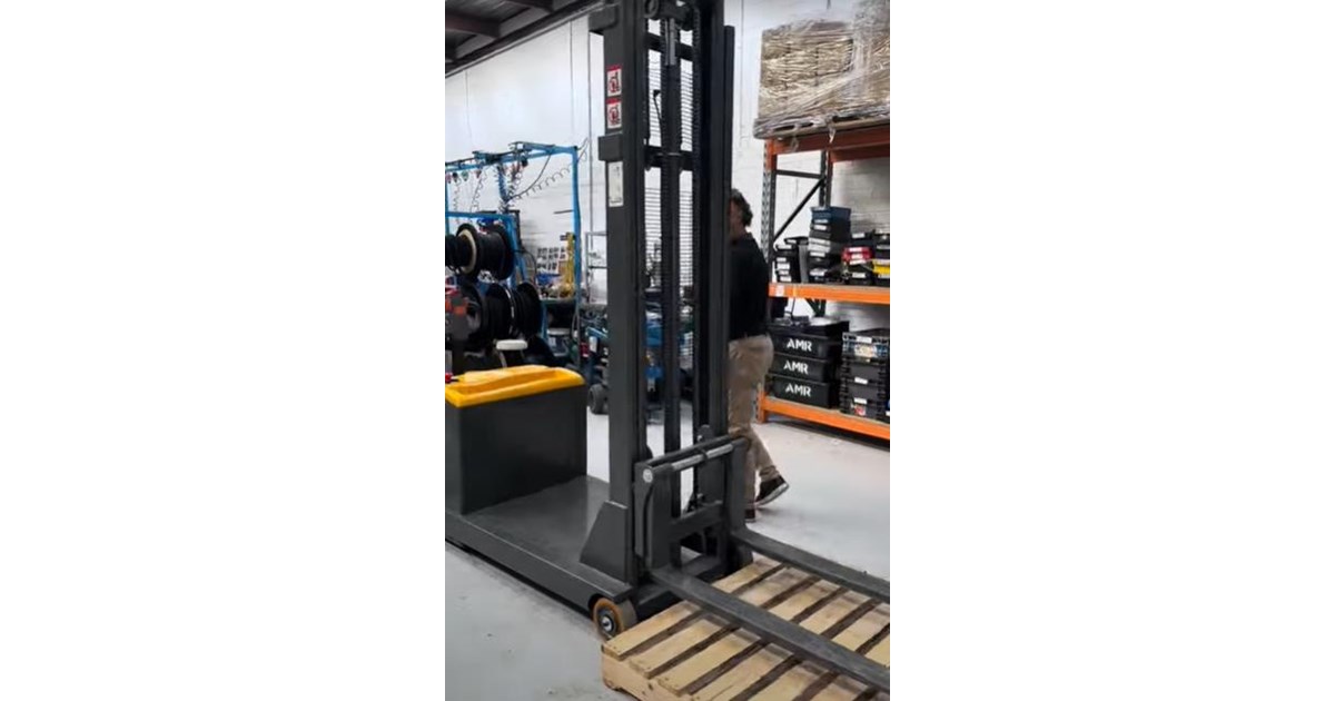 ALL LIFT AL-CDD-AY15 1.5 Tonne Fully Electric Walkie Stacker for hire ...