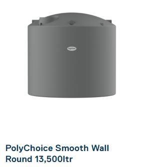 POLYMASTER 13,500L RAINWATER TANK (SMOOTH) for sale (refcode TA1209478)