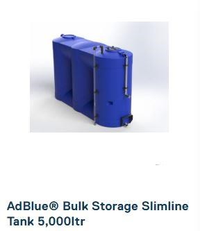POLYMASTER 5,000L ADBLUE SLIMLINE TANK for sale (refcode TA1210740)