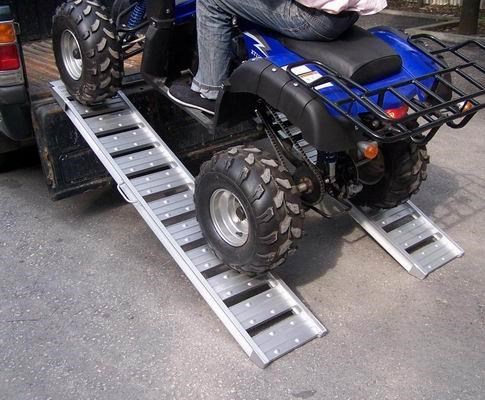 JETLAND 2.1M 1TONNE STRAIGHT ALUMINIUM ATV/ UTV/ MOTORCYCLE RAMP for ...