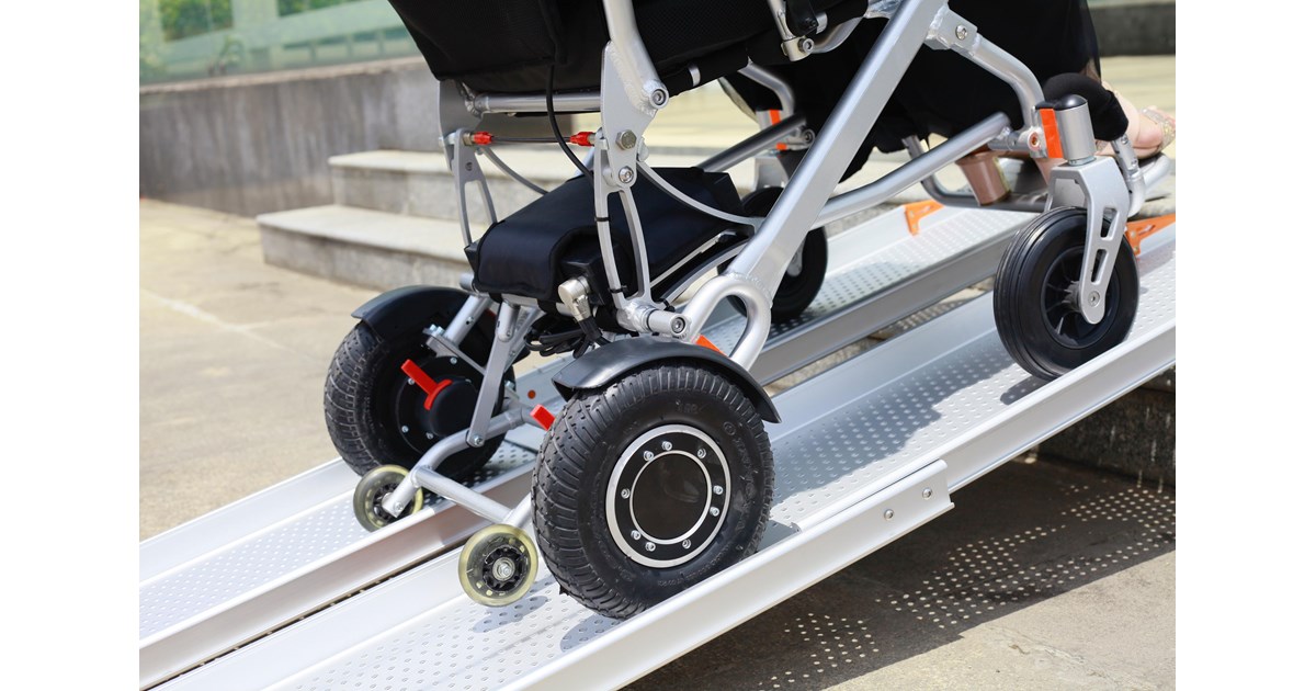 JETLAND 2.4M 300KG EXTRA WIDER TELESCOPIC RAMP WHEELCHAIR RAMP for sale ...