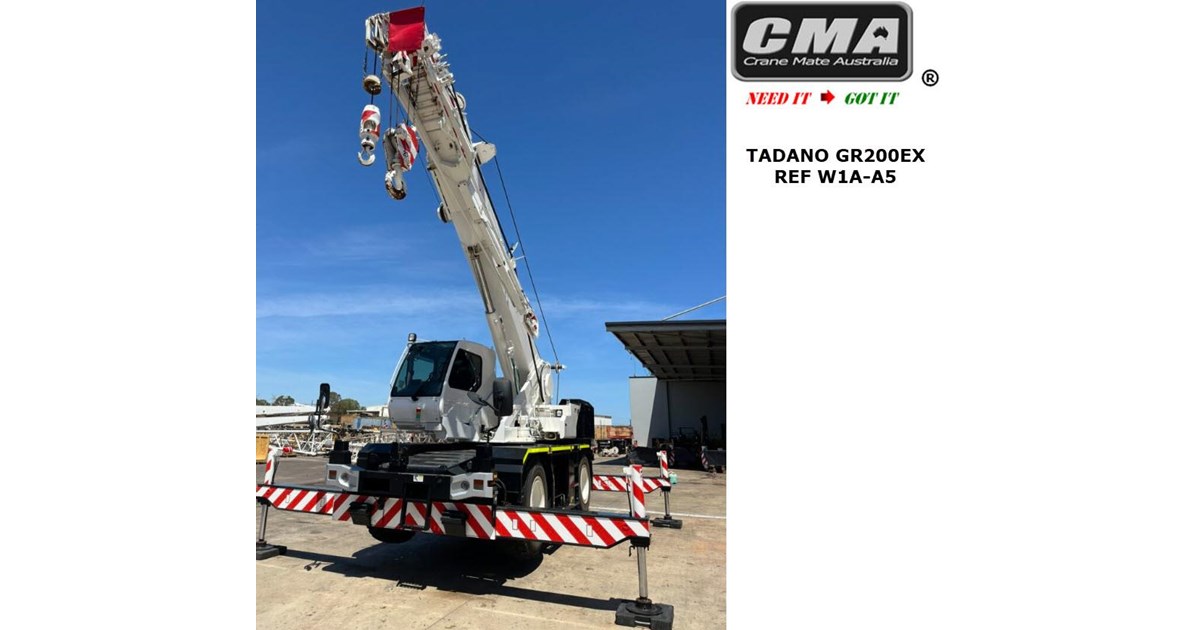 2022 TADANO TADANO GR-200EX for sale (refcode TA1215274)
