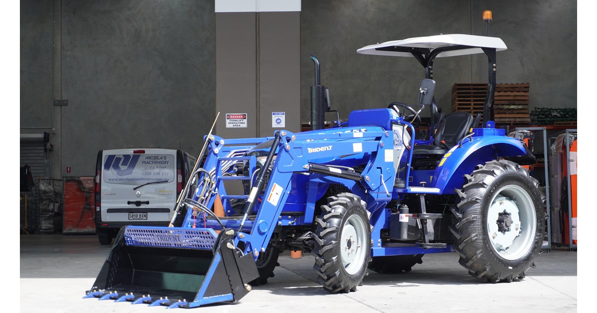 TRIDENT 60HP 4WD CANOPY TRACTOR WITH 4IN1 BUCKET (3,360KG GROSS WEIGHT ...