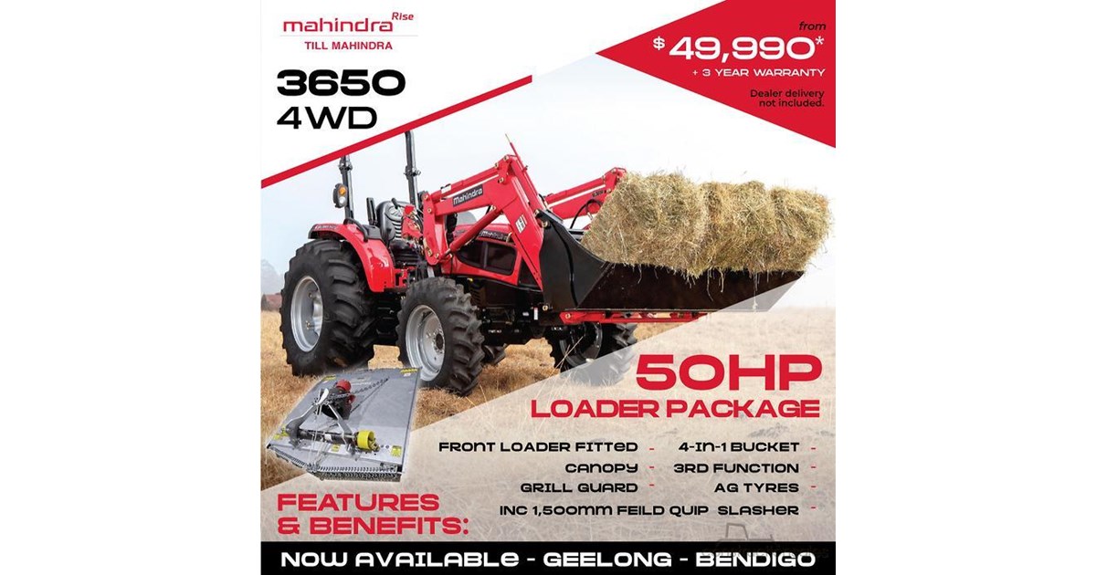2024 MAHINDRA 3650 PST 50HP LOADER PACKAGE for sale (refcode TA1218005)