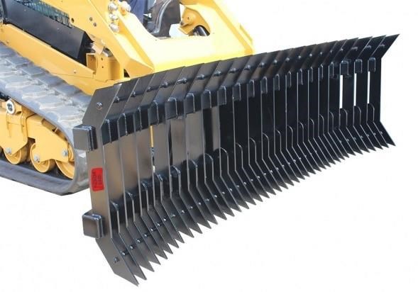 NORM ENGINEERING NEW NORM 2500MM SKID STEER REVERSIBLE STICK RAKE ...