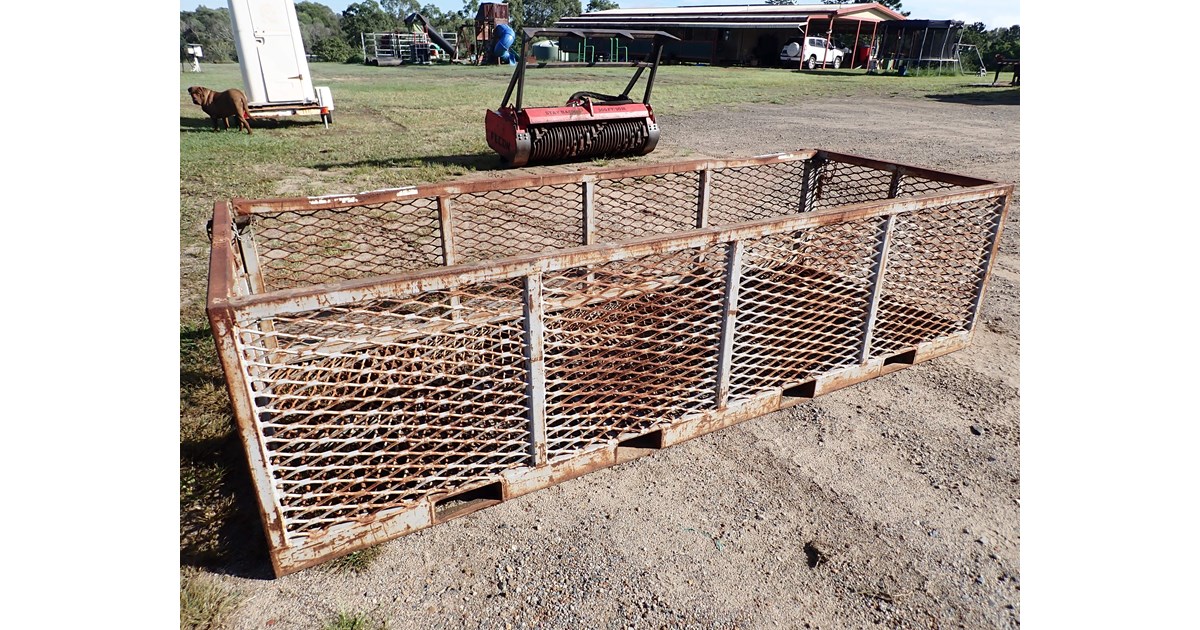 CUSTOM MADE FORKLIFT LIFTING CAGE/STILLAGE for sale (refcode TA1220355)