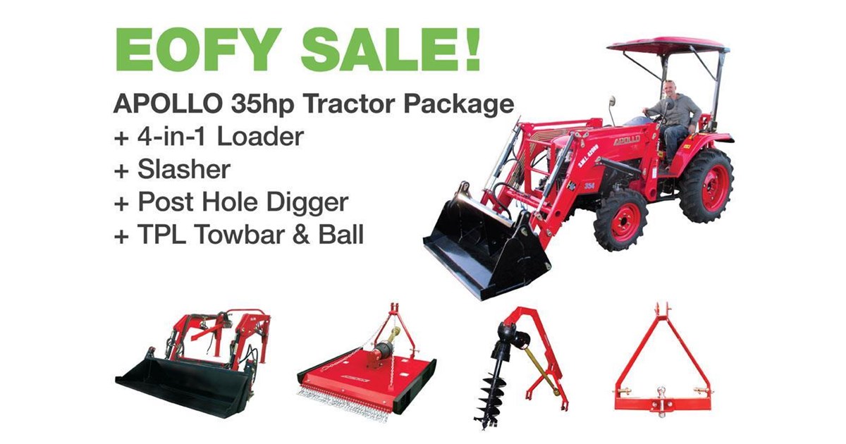 APOLLO EOFY SALE - 35HP TRACTOR PACKAGE APOLLO 354 for sale (refcode ...