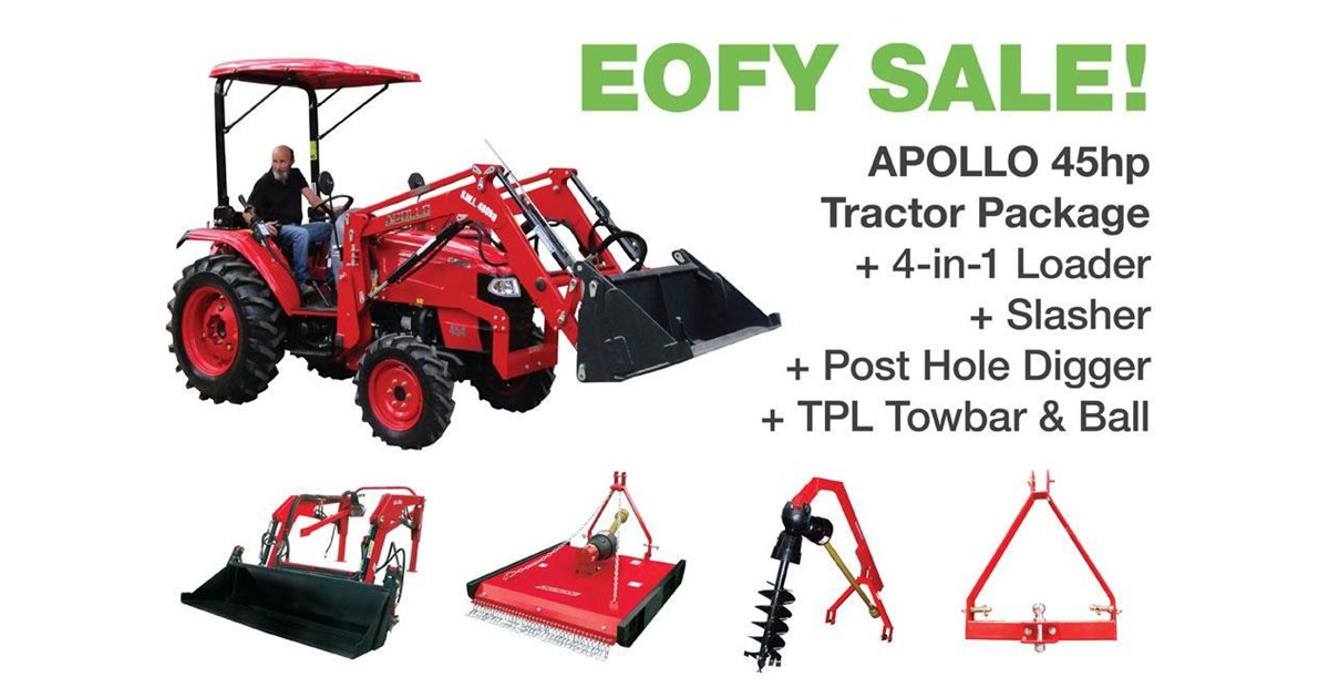 APOLLO EOFY SALE - 45HP TRACTOR PACKAGE APOLLO 454 for sale (refcode ...