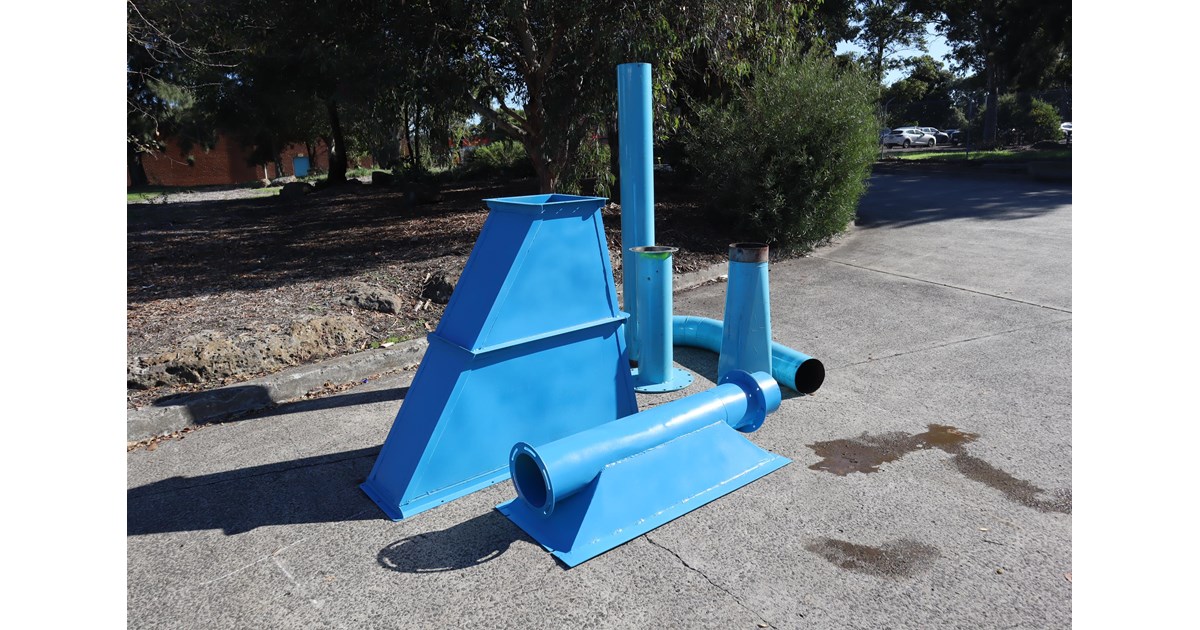 HOPPER CHUTE, PIPES, 6-PIECE SET HOPPER CHUTE, PIPES, 6-PIECE SET for ...