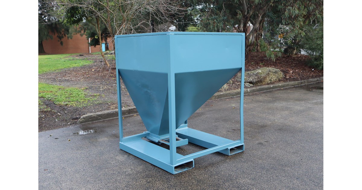 UNKNOWN STEEL BULK HANDLING HOPPER SILO - 1100L for sale (refcode ...