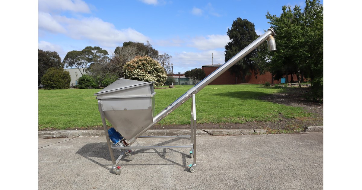 STAINLESS STEEL HOPPER AUGER SCREW FEEDER 145L for sale (refcode TA1237651)