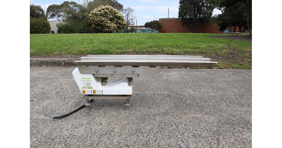 ENMIN EVF LD4 VIBRATORY ALIGNMENT TRAY FEEDER - 1150MM LONG for sale ...