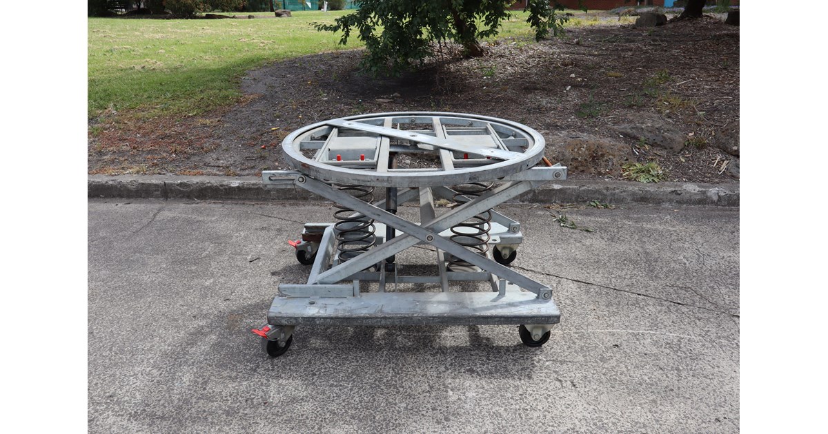 SAFETECH PALIFT MOBILE PALLET LOADER LEVELLER TURNTABLE 1100MM DIAMETER ...