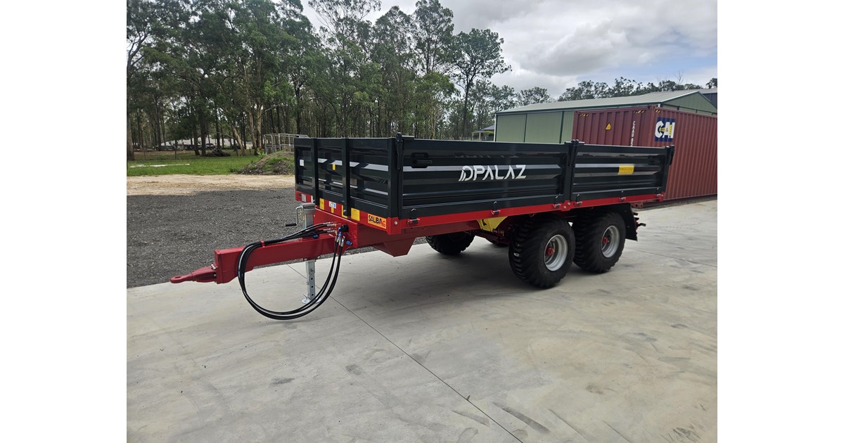 PALAZ 8 TON TANDEM AXLE FARM TIPPING TRAILER for sale (refcode TA1215241)