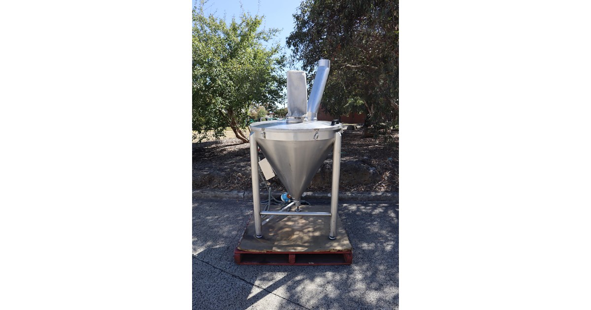 STAINLESS STEEL POWDER HOPPER CONE 200L for sale (refcode TA1258514)