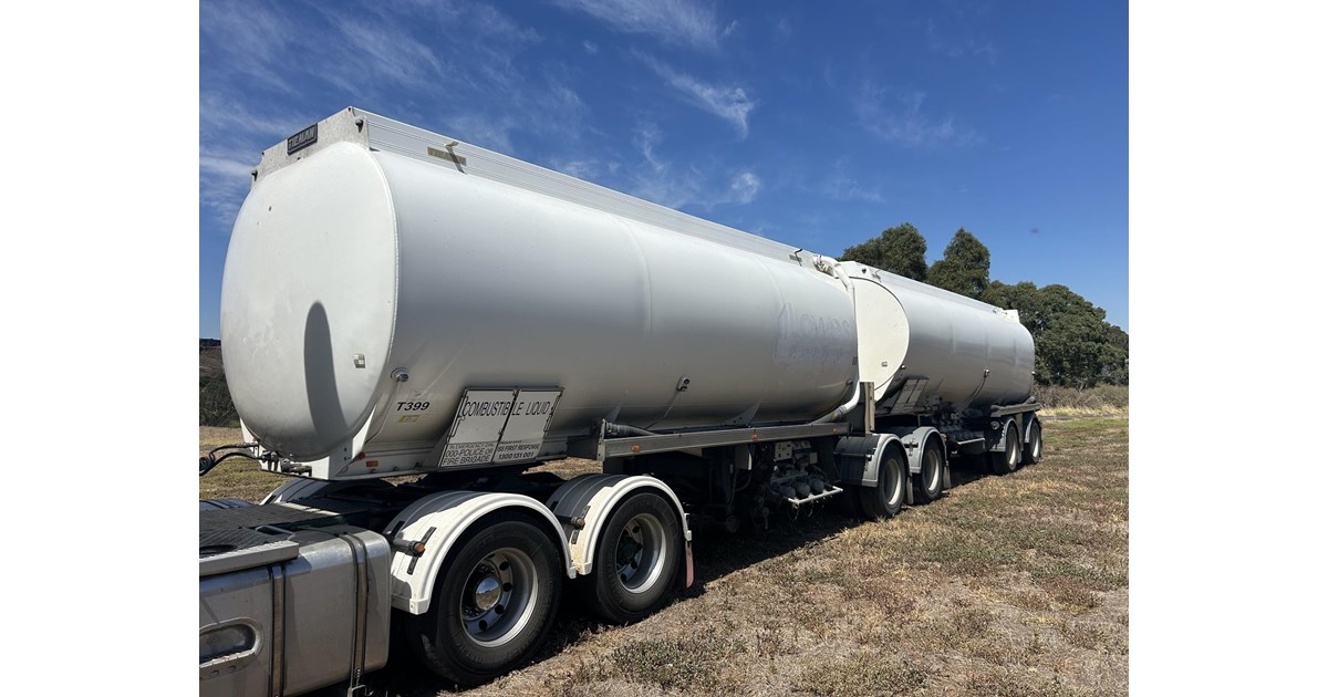 2008 TIEMAN 19 METRE ALUMINIUM FUEL TANKER WITH PUMPING GEAR for sale ...