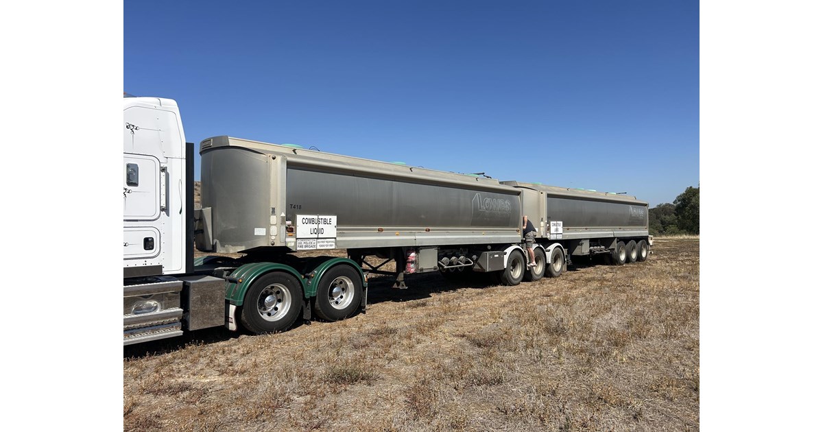 1998 HOCKNEY 25 METRE B DOUBLE ALUMINIUM FUEL TANKER for sale (refcode ...