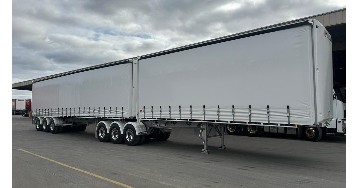 2025 KRUEGER 34P STRAIGHT CURTAIN SIDER B DOUBLE for sale (refcode TA1225255)
