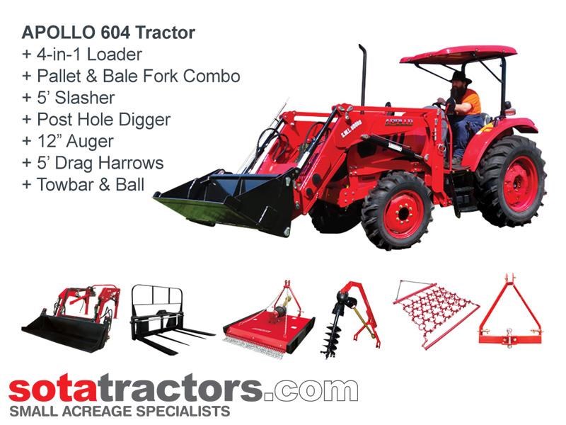 APOLLO 60HP TRACTOR - EQUESTRIAN PACKAGE for sale (refcode TA1238591)