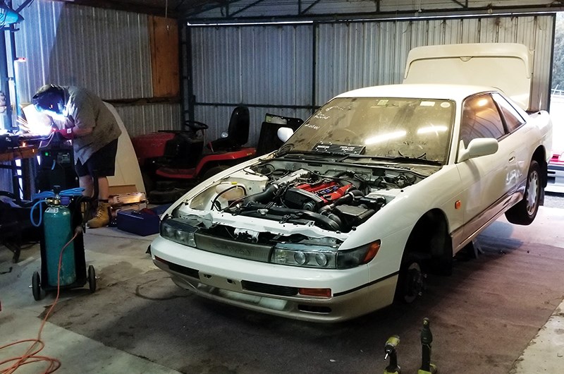 Nissan Silvia S13 engine transplant - Our Shed
