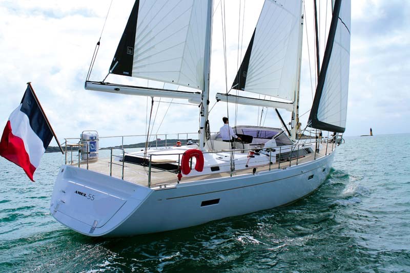 Amel 55 sailboat review