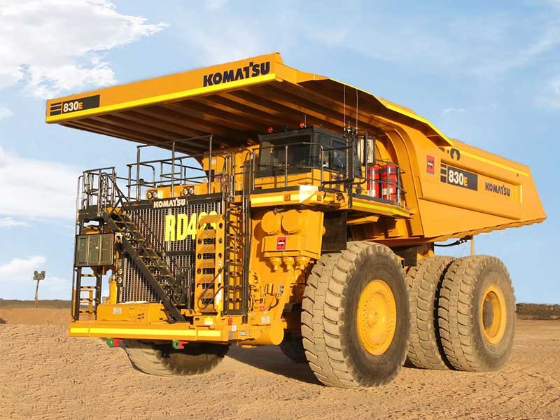 Komatsu 830E haul trucks