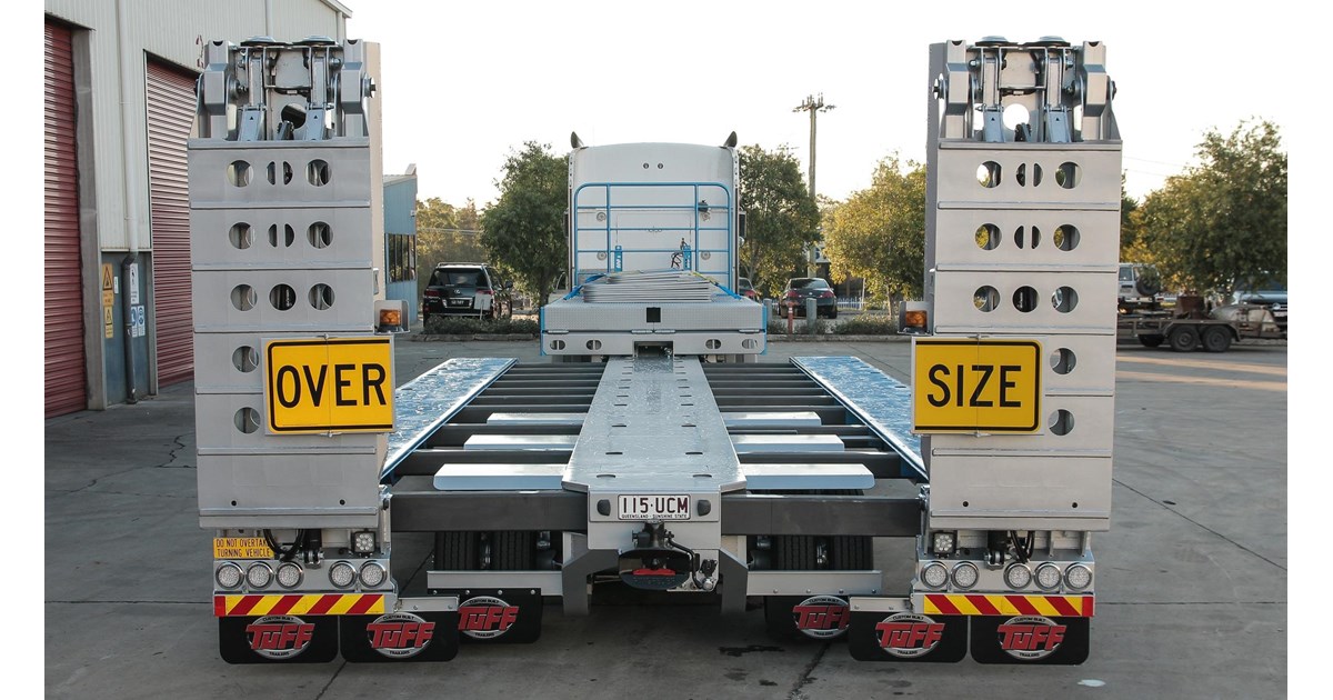 2020 TUFF TRAILERS 3X4 OR 4X4 DROP DECK/ LOW LOADER / DECK WIDENING ...