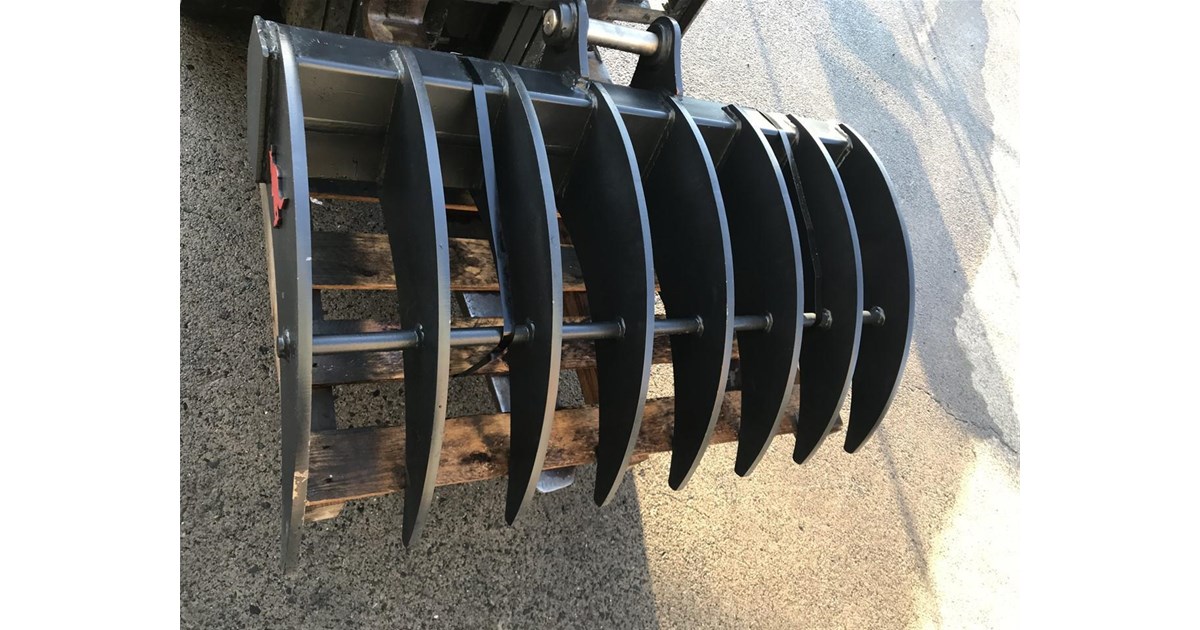 ROO ATTACHMENTS STICK RAKE 1200MM WIDE TO SUIT 4 TO 5.5 TON EXCAVATOR ...