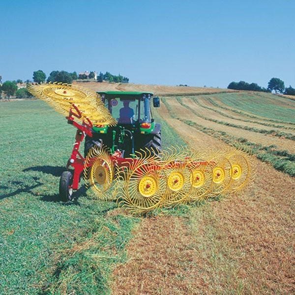 SITREX QR TRAILED HAYRAKES - 5L/5R+1 RAKE WHEELS - SITREX - HR-QR10 for ...