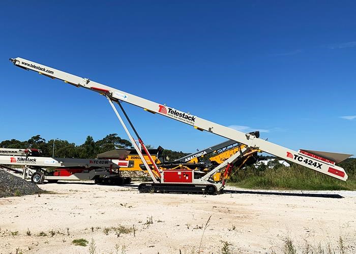 2017 TELESTACK TC-424X MOBILE STOCKPILE STACKER CONVEYOR for sale ...