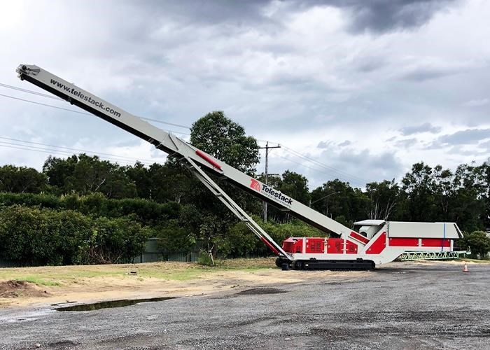 2020 TELESTACK HF-520 20M HOPPER FEEDER / FEED LOADER CONVEYOR for sale ...