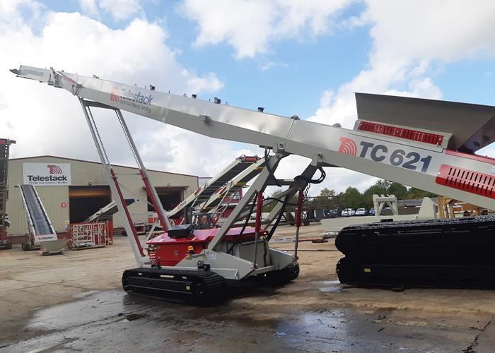 2020 TELESTACK TC 621 MOBILE STACKER CONVEYOR Track Conveyor for sale ...