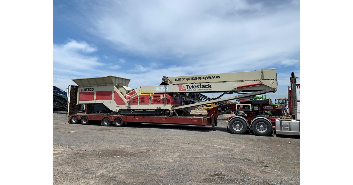 2020 TELESTACK HF-520 20M HOPPER FEEDER / FEED LOADER CONVEYOR for sale