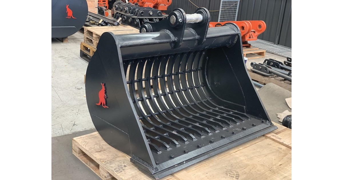 ROO ATTACHMENTS SIEVE SKELETON SHAKER BUCKET - 12 TO 14 TON for sale ...