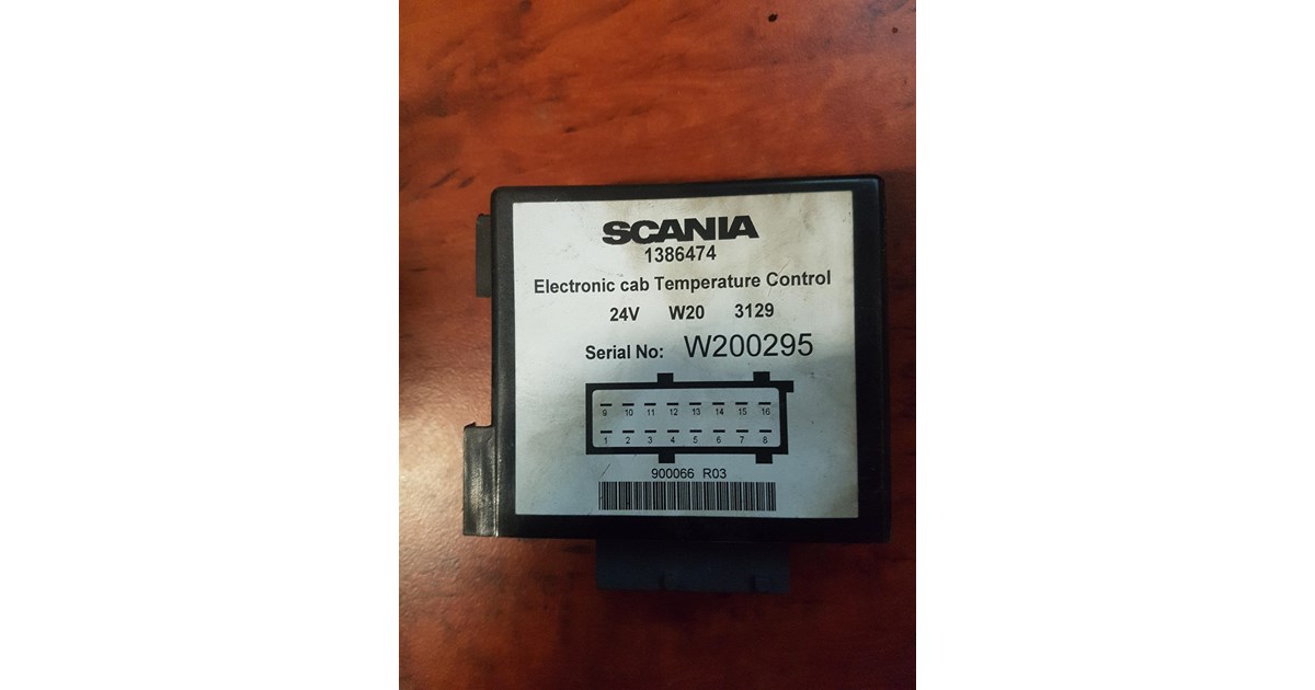 SCANIA CAB TEMPERATURE CONTROL UNIT 1386474 SCANIA 1386474 for sale ...