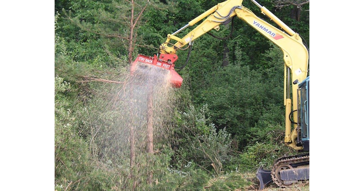 FECON CEM36 EXCAVATOR MULCHER Suits 7-15 Tonne Excavators for sale ...