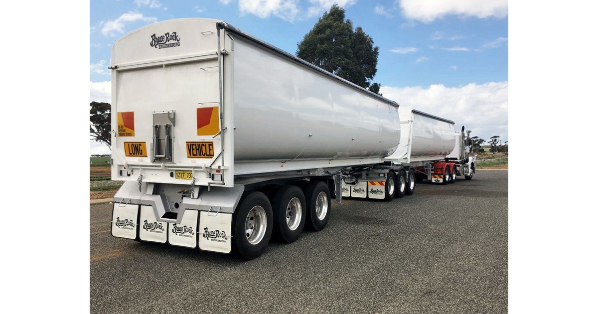 2025 BRUCE ROCK ENGINEERING BULK CHASSIS TIPPERS Roadtrain / Bdouble ...