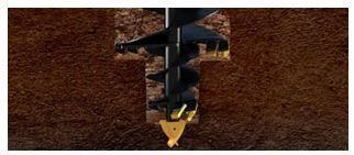 DIGGA 400MM TREE PLANTING AUGER FOR RAMDRILL PTO - HYDRAULIC DOWNFORCE ...